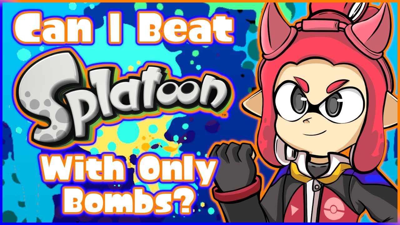 LIVE! Can I Beat Splatoon 1 Using ONLY Bombs? - YouTube