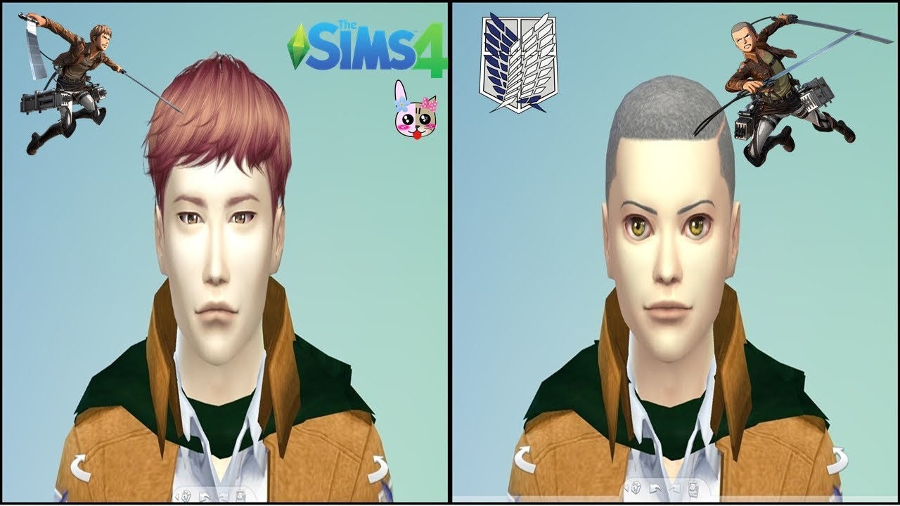 SIMS 4 CAS-Attack on Titan/Shingeki no Kyojin "Jean Kirschtein" and ...