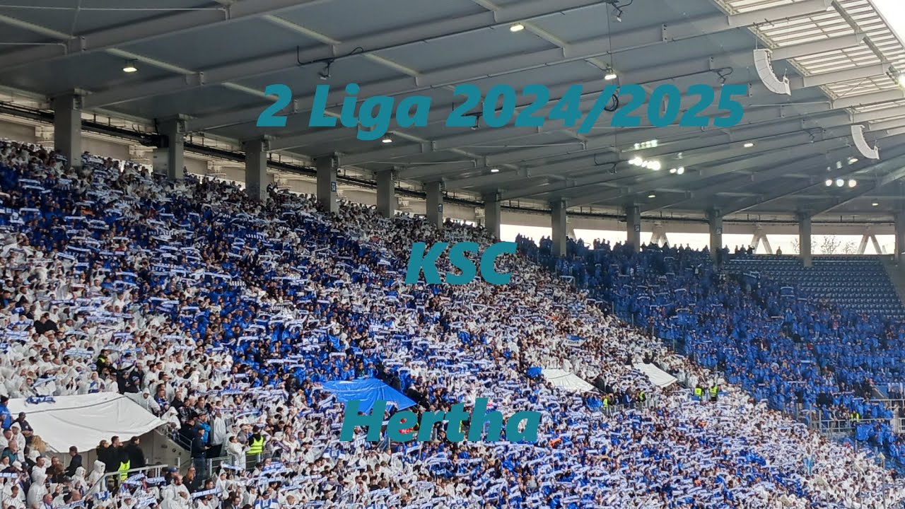 KSC-Hertha 2.Liga2024/2025 - YouTube