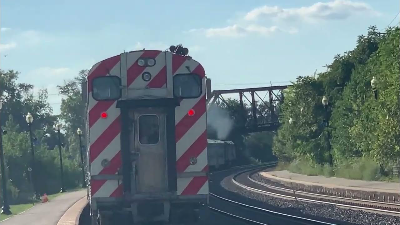 9/7/2022 Railfanning Downtown Wheaton (The Complete Metra Evening Rush Hour) - YouTube