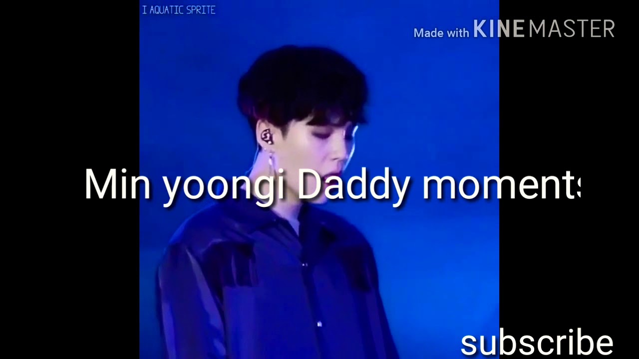 Min yoongi (BTS's SUGA) Daddy/sexy moments - YouTube