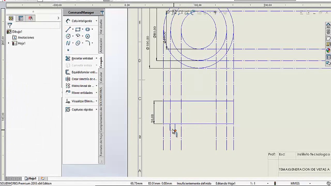 Vistas de un solido video tutorial solid works - YouTube