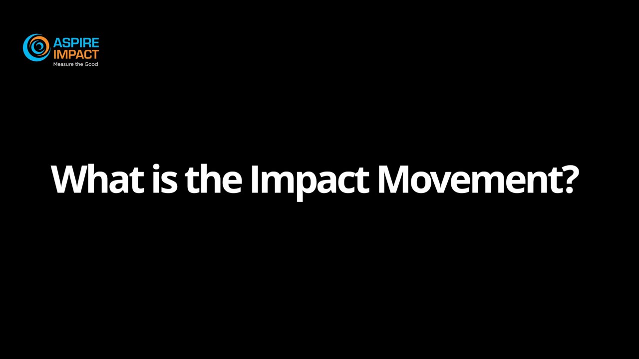 What Does It Really Mean to Create Impact? - YouTube
