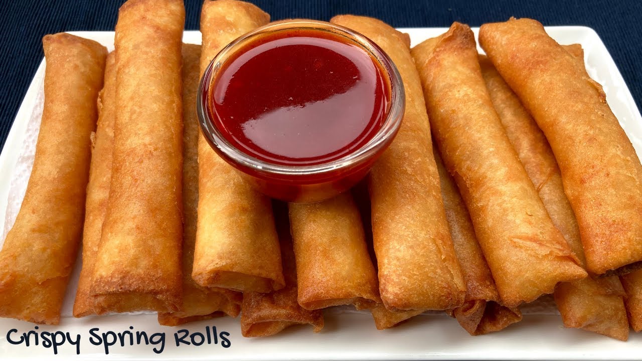 Crispy Spring Rolls I Popia Goreng I Malaysian Tea Time Snack - YouTube