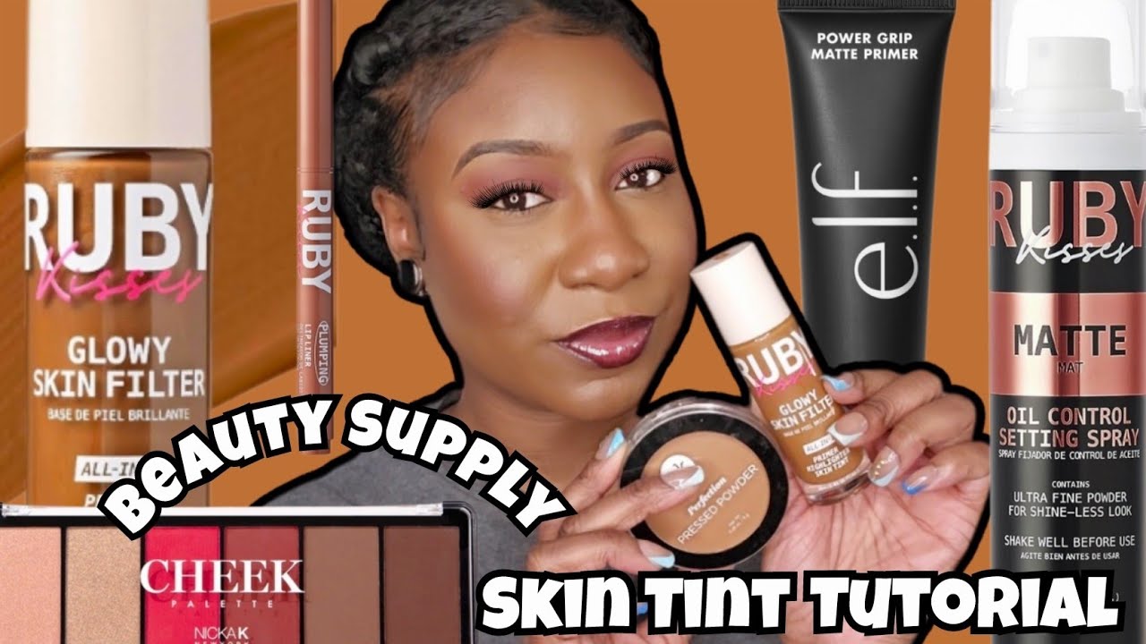 Beauty Supply SKIN TINT Makeup Look| makeup tutorial 2025 - YouTube