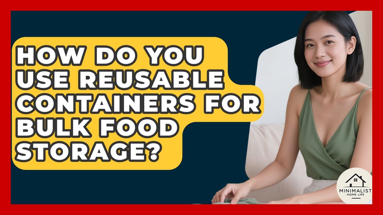 How Do You Use Reusable Containers For Bulk Food Storage? - Minimalist ...