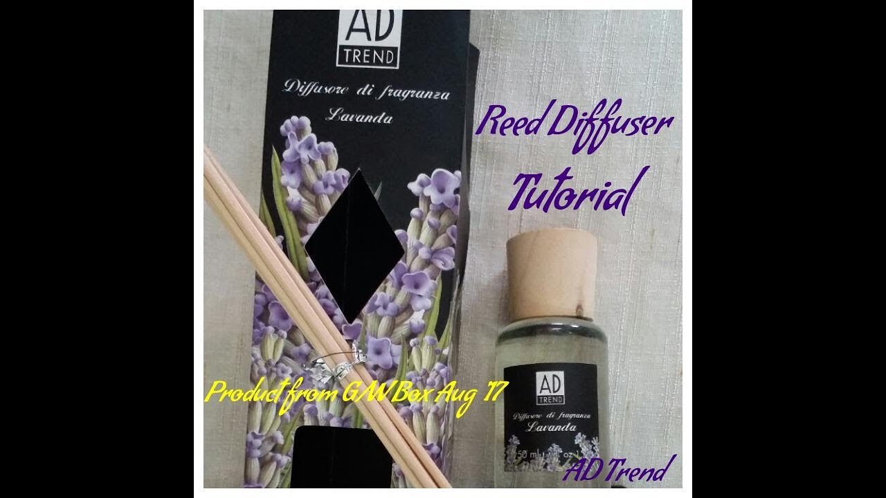 Reed Diffuser Tutorial I AD Trend I Product of Guess What Box August ...