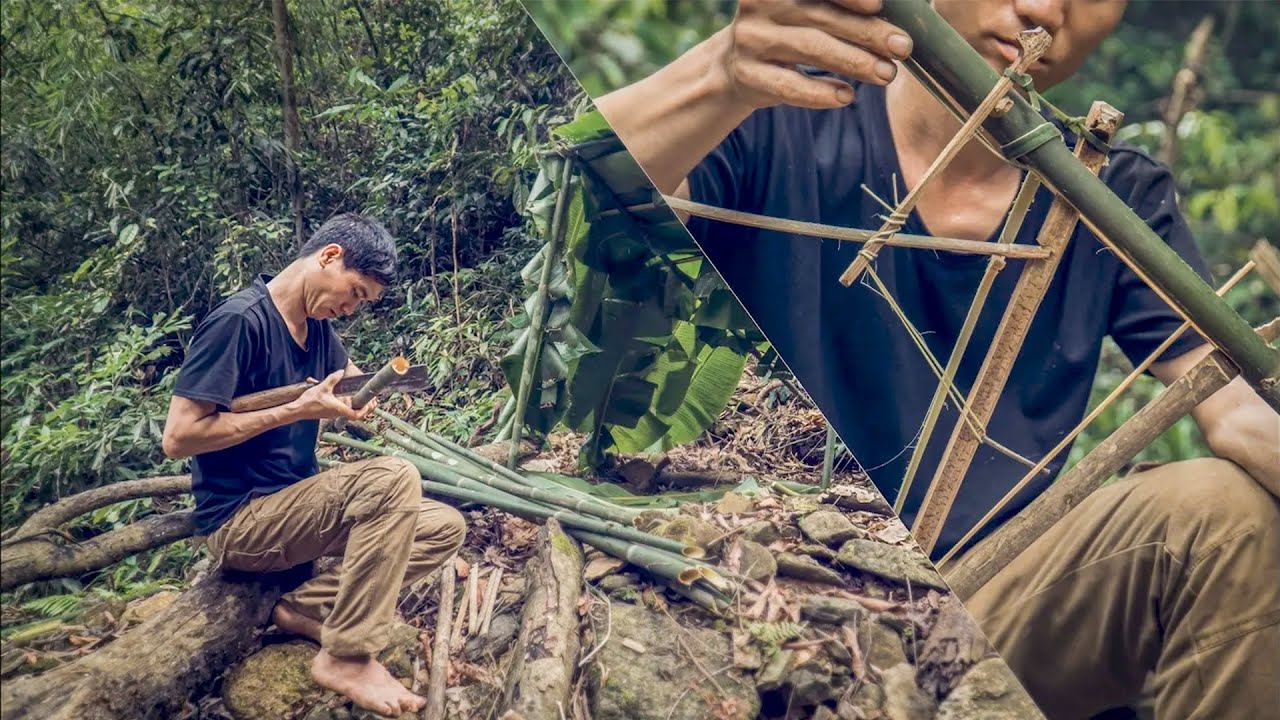 Survival instinct - Made A Deadly Squirrel Trap - YouTube