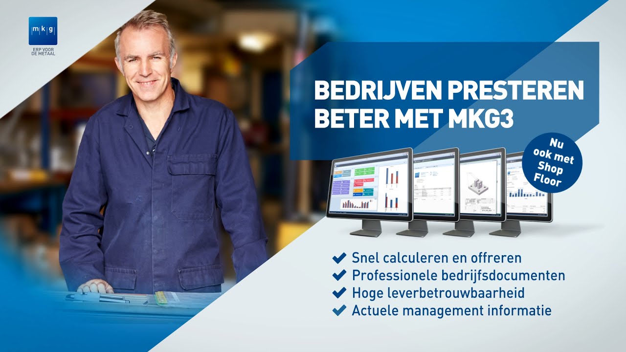 MKG3 ERP software inclusief boekhoudsoftware. - YouTube