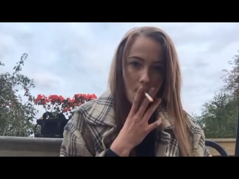 Hot Young Swedish Girl Smoking