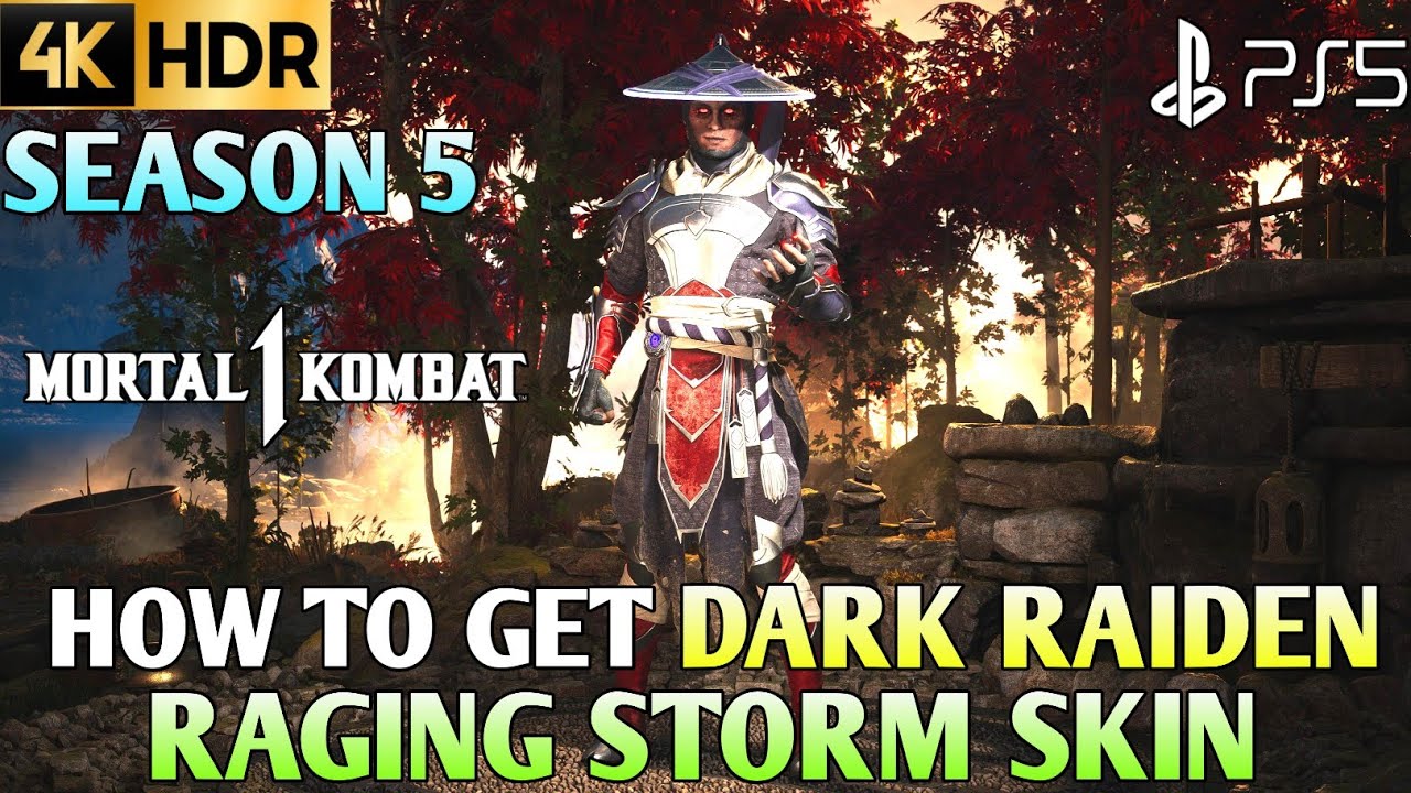 How to Get Raging Storm Dark Raiden Skin MORTAL KOMBAT 1 Dark Raiden ...
