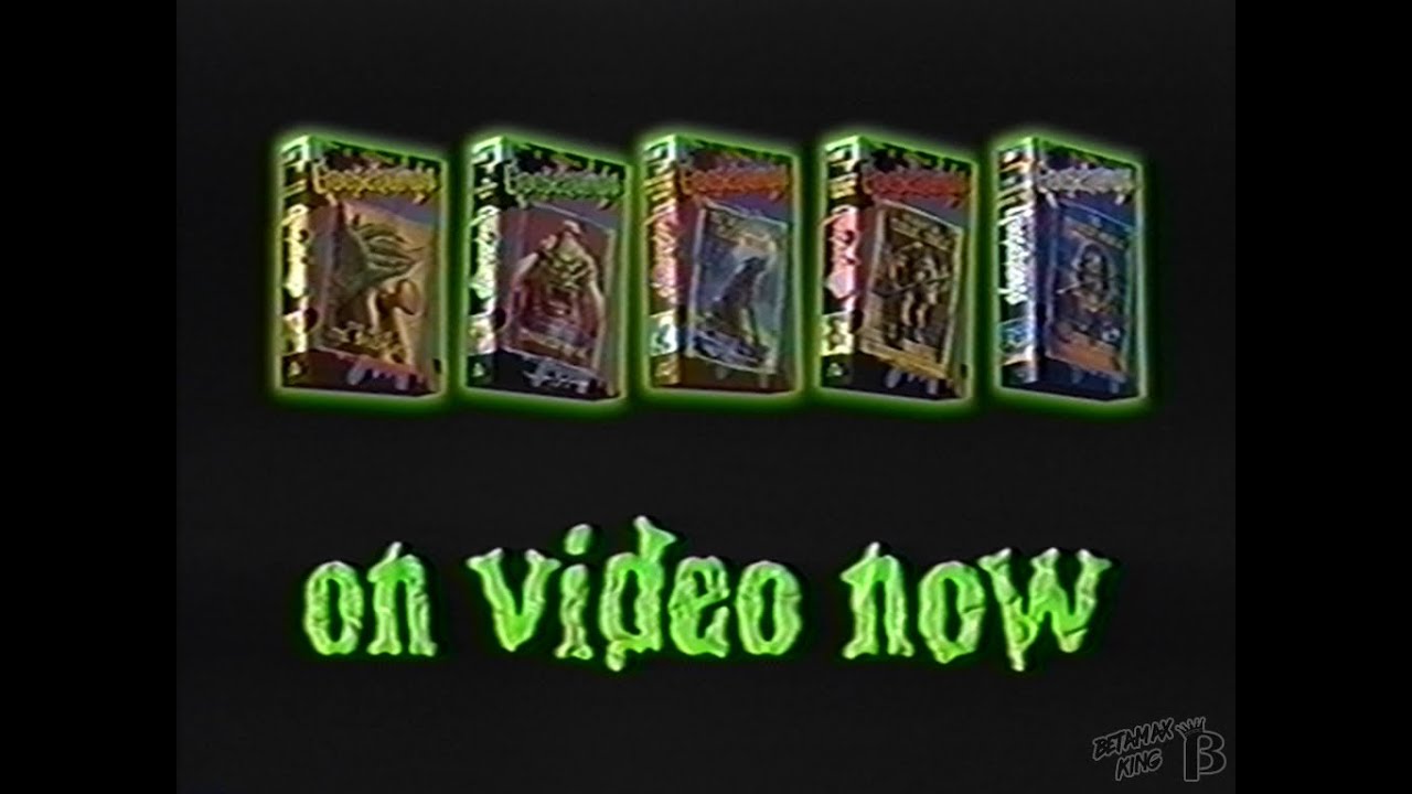 Goosebumps Home Video Commercial 1997 - YouTube