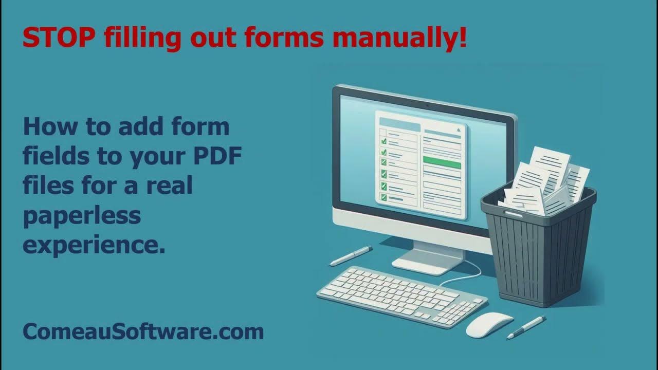 Quick and Easy PDF Forms - Stop filling out forms manually! - YouTube