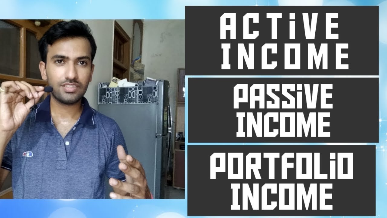 3 Types of Income | three Income Types | Active Passive Portfolio | Job ...