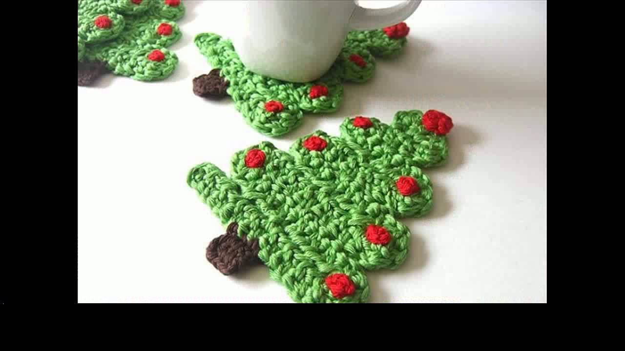 easy crochet coasters for beginners - YouTube