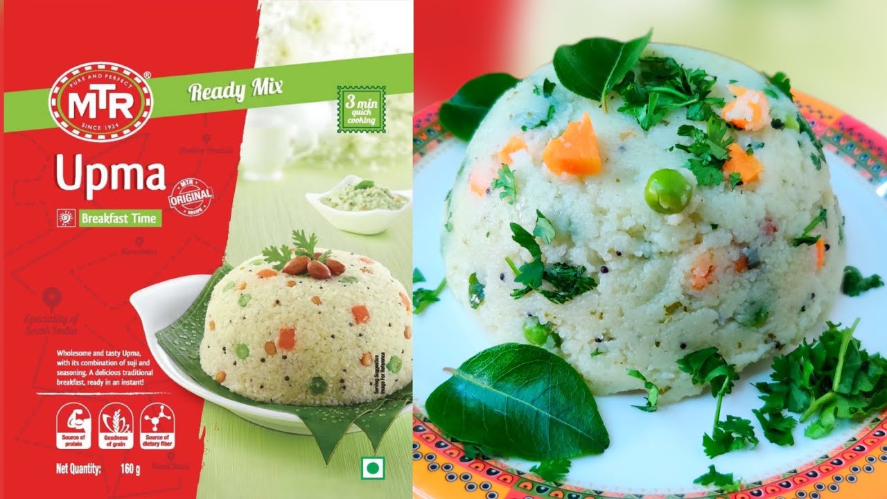 MTR Upma recipe, MTR Upma mix, Instant MTR Upma, Ready to cook instant ...