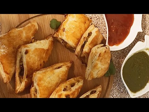 Potato Puff With Frozen Puff Pastry | Potato Puff Recipe | Aloo puff ...