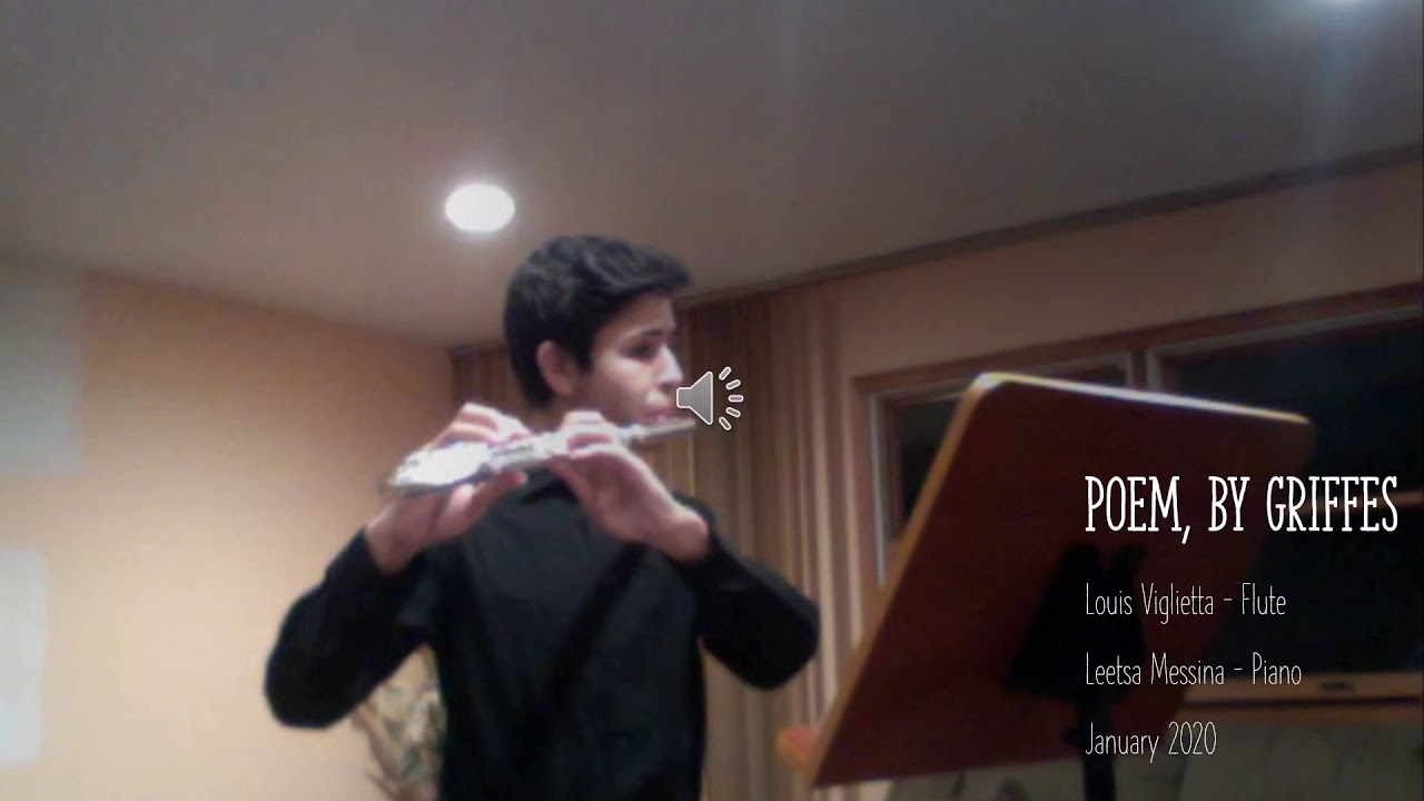 Louis plays Poem, by Griffes, January 2020 - YouTube