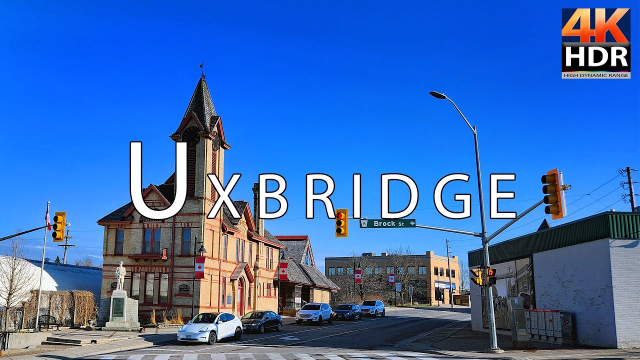 Canadian Township Of Uxbridge Ontario- 4K HDR Walking Tour Spring 2025 ...