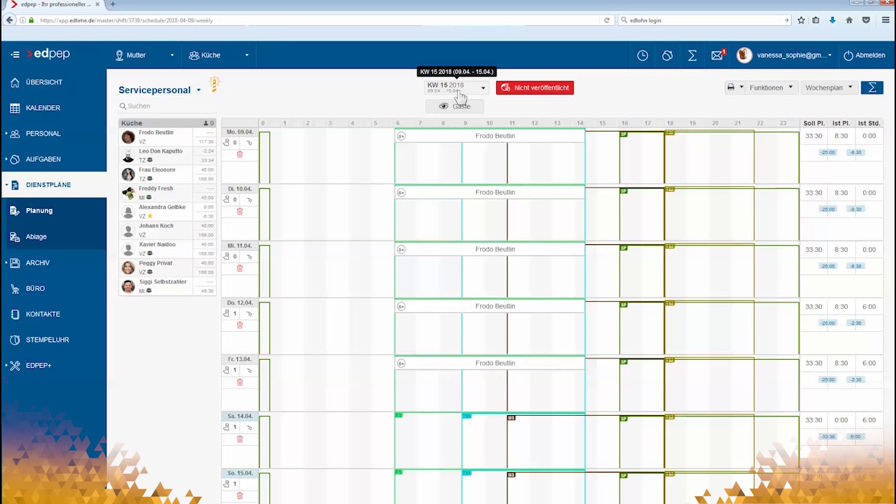 Personaleinsatzplanung - planen Sie einfach digital mit ADP EasyPay ...