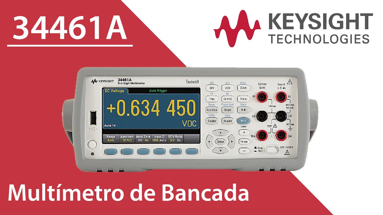Multímetro de Bancada Keysight 34461A - YouTube