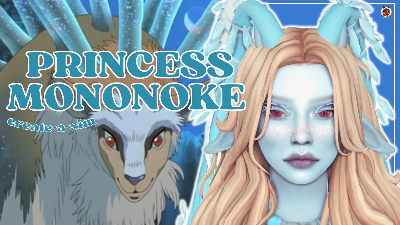 Sims 4 meets Ghibli: Forest God transformation + CC Links - YouTube