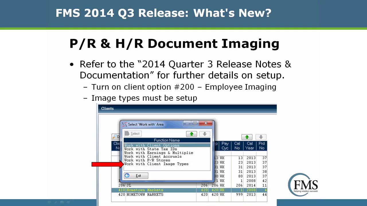 FMS 2014 Q3 Release Payroll & Human Resources Document Imaging Focus ...
