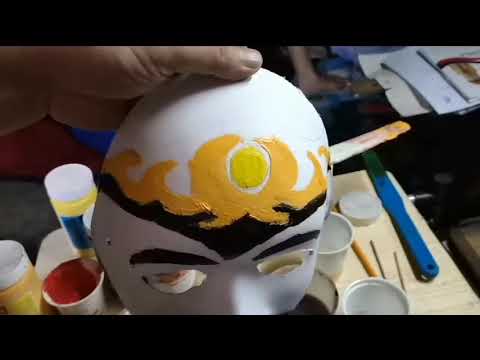 Painting Moriones Maskara - YouTube