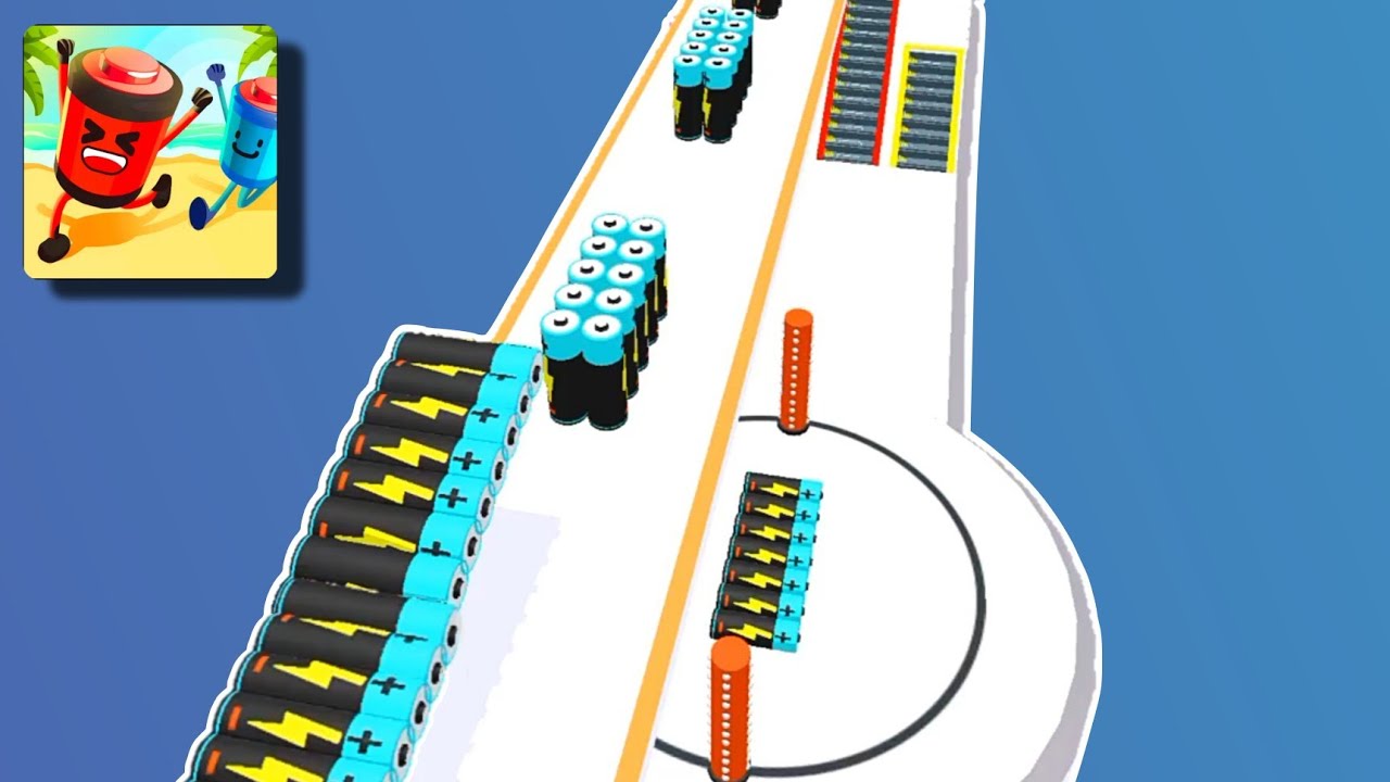 Battery Run 3D iOS Android Gameplay Level 57-60 |🔋🤑| Battery Run ...