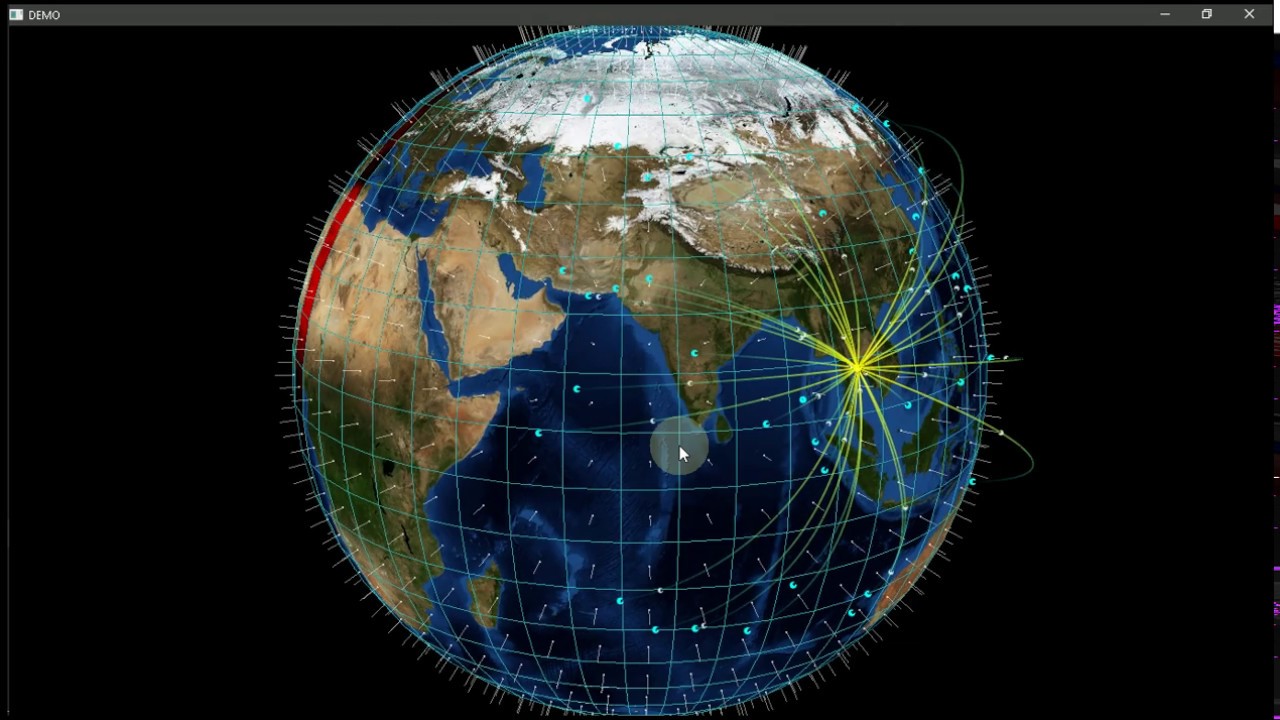 OpenGL Earth Testing - YouTube