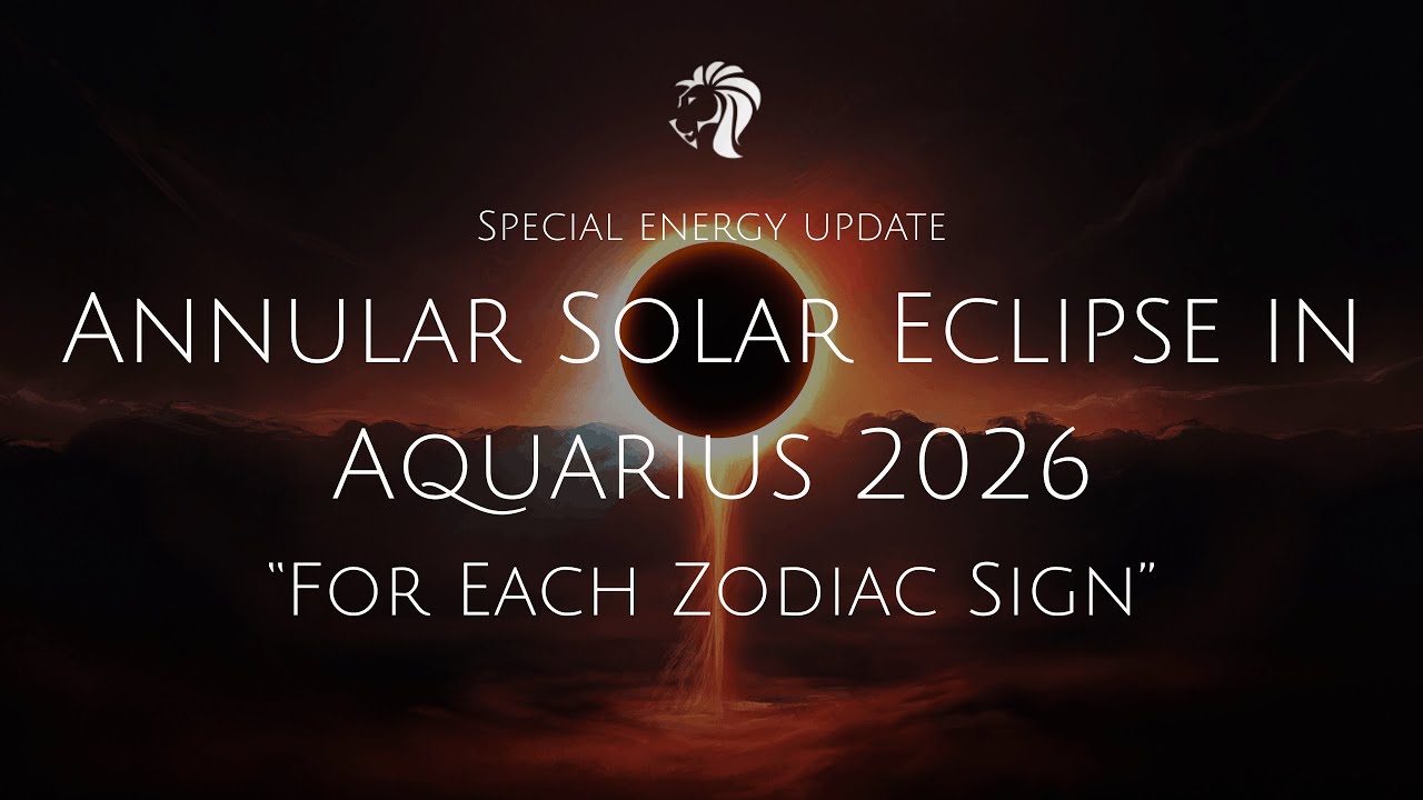 Annular Solar Eclipse In Aquarius (FOR EACH ZODIAC SIGN) - YouTube
