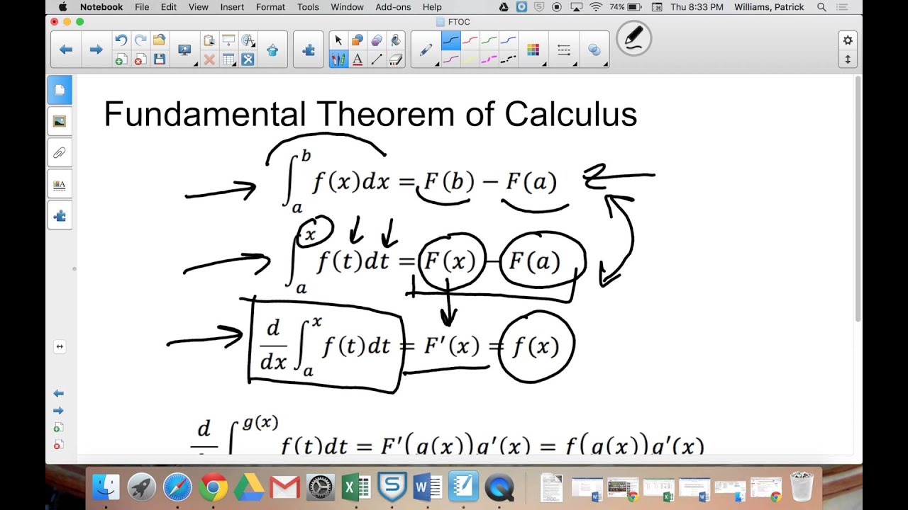 3.B 2 More Fundamental Theorem of Calculus - YouTube
