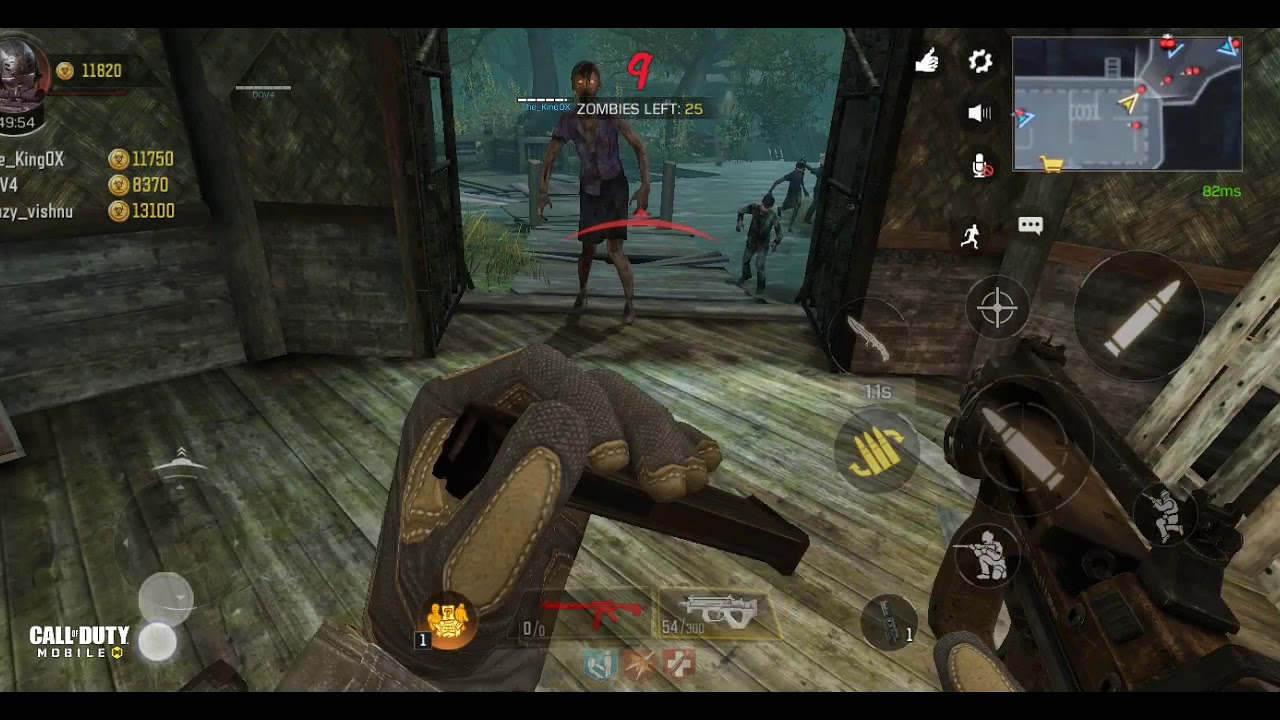 Call of duty mobile - zombies - survival mode - surviving till round 15 ...