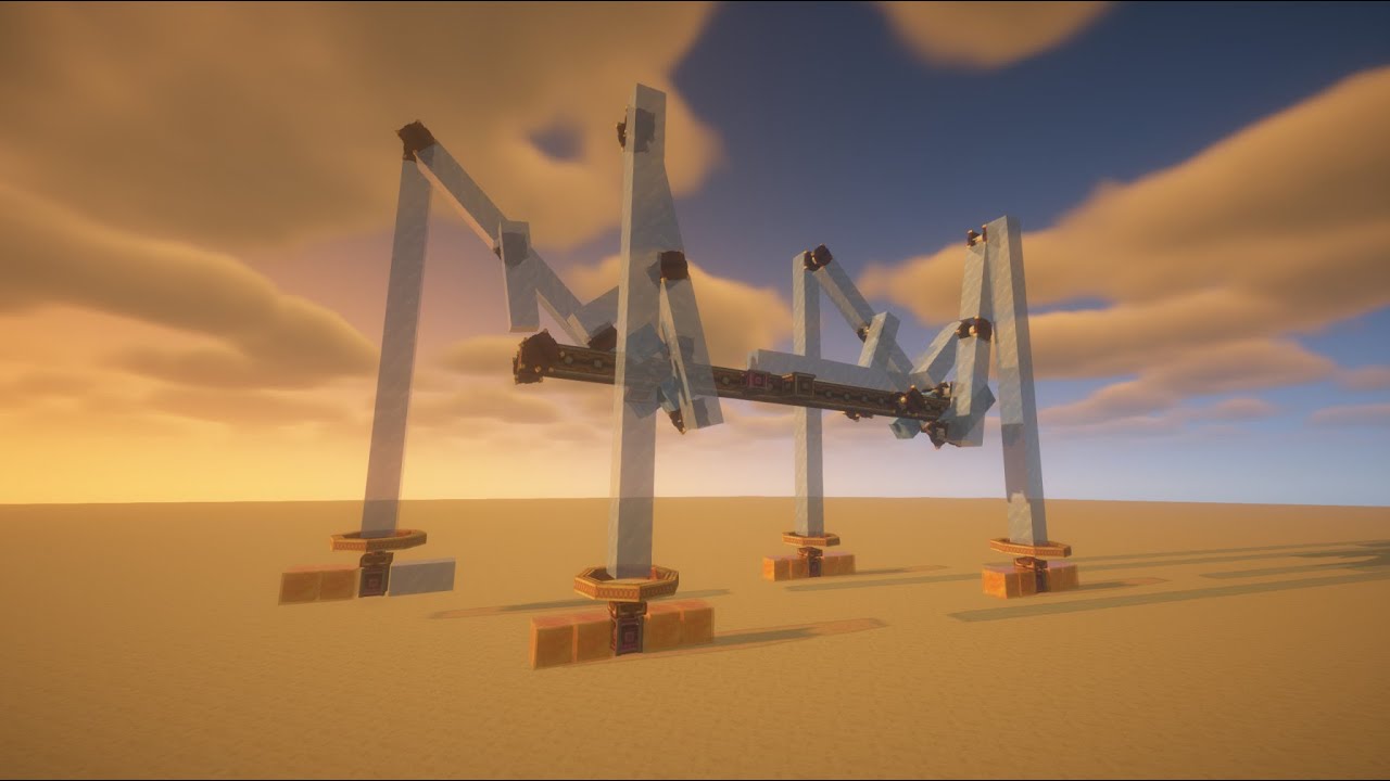 Chebyshev lambda linkage walker | Valkyrien skies - YouTube