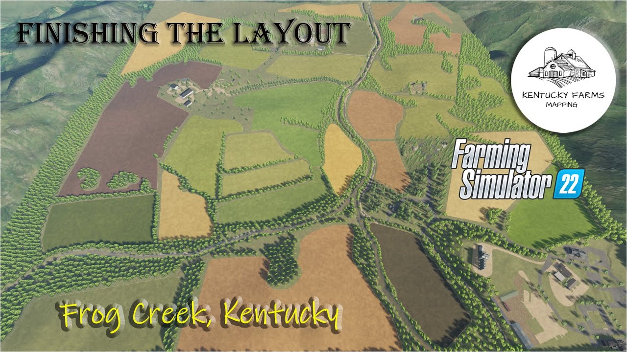 Finishing the layout on Frog Creek - YouTube