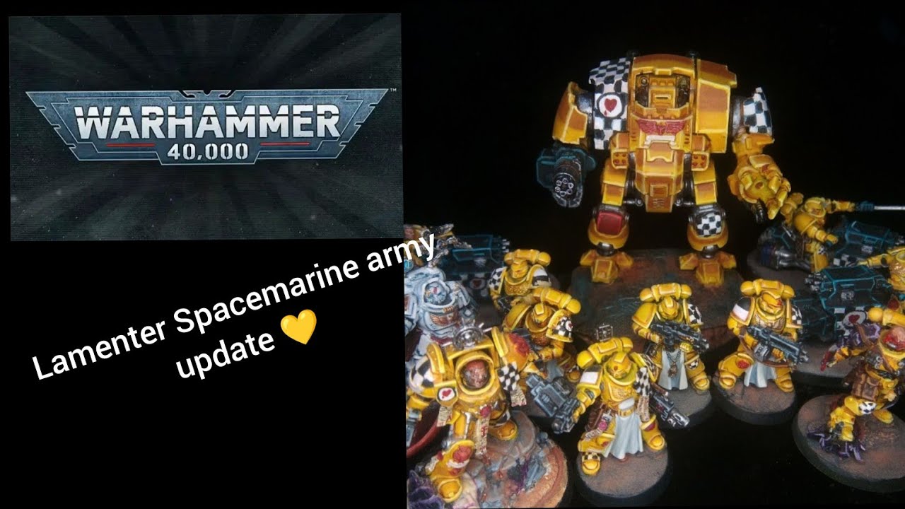 Lamenter Spacemarine Army update Warhammer40k - YouTube