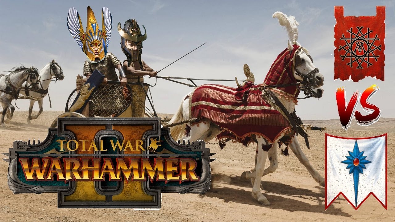 Chariots Running Over Rats - Skaven vs High Elves | Total War Warhammer ...