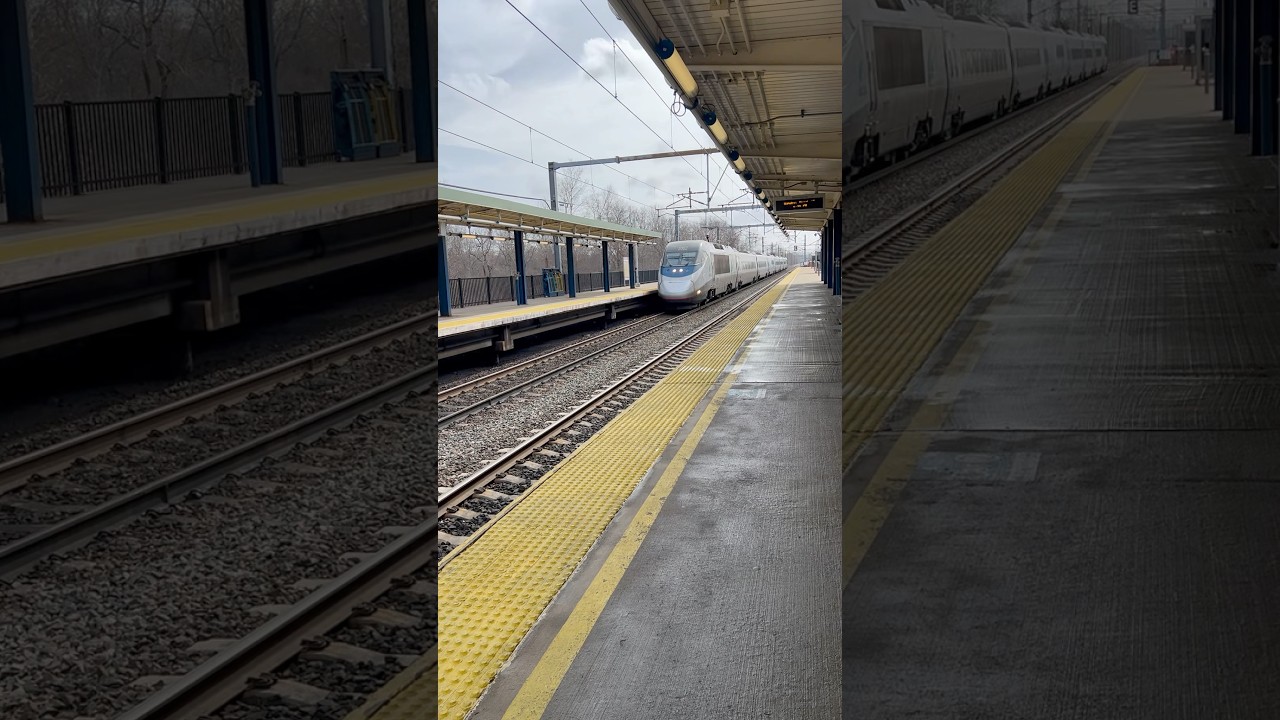 Amtrak’s Fastest Service… The Acela! At Route 128 Westwood Station ...