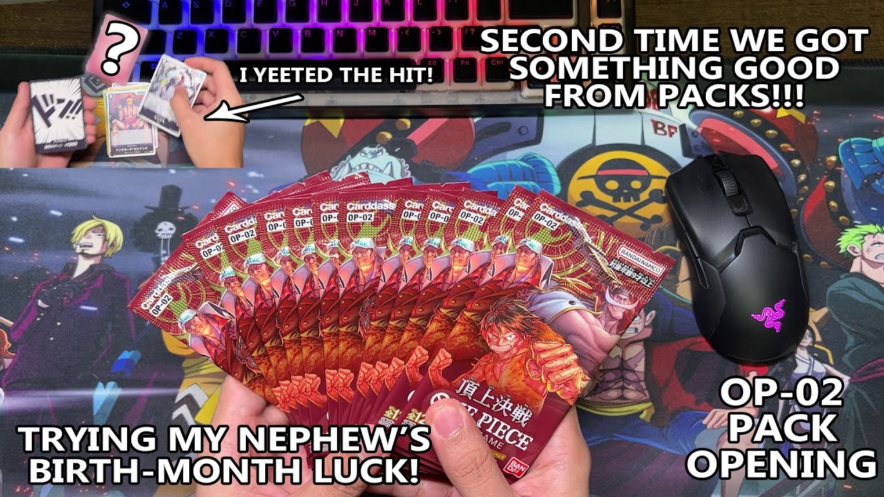 One Piece TCG | OP02 Packs | We got something good! - YouTube