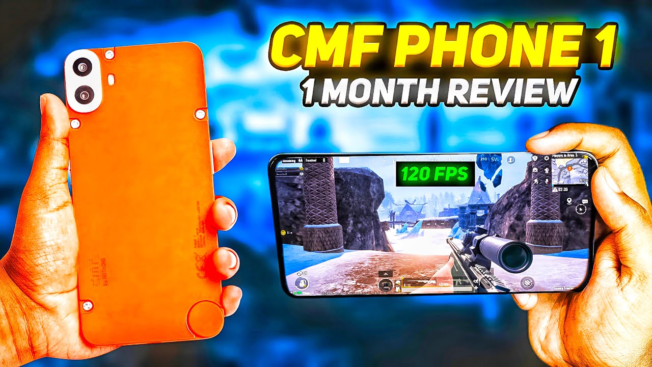 Cmf phone 1- Month Gaming Review | Cmf Phone 1 Pubg Bgmi 120 Fps Test ...