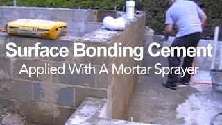Surface Bonded Concrete Block Concrete Block Waterproofing