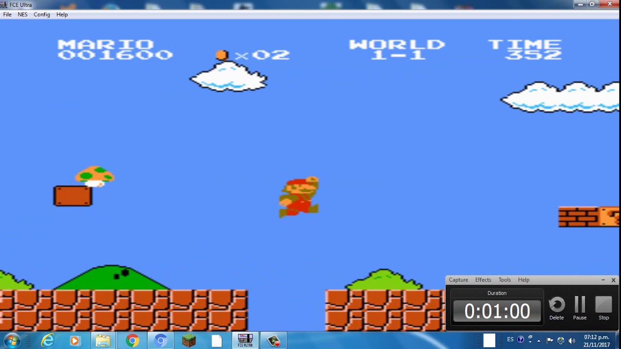 Super mario bros 1 Gameplay - YouTube