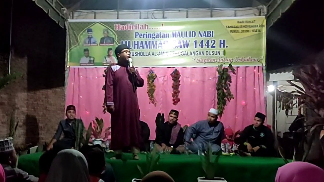 Ust wanda pratama peringatan Maulid 1442|penggalangan sei bamban - YouTube