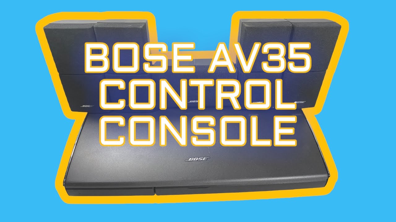 eBay Listing: Bose AV35 Media Control Console with Double Cube speakers ...