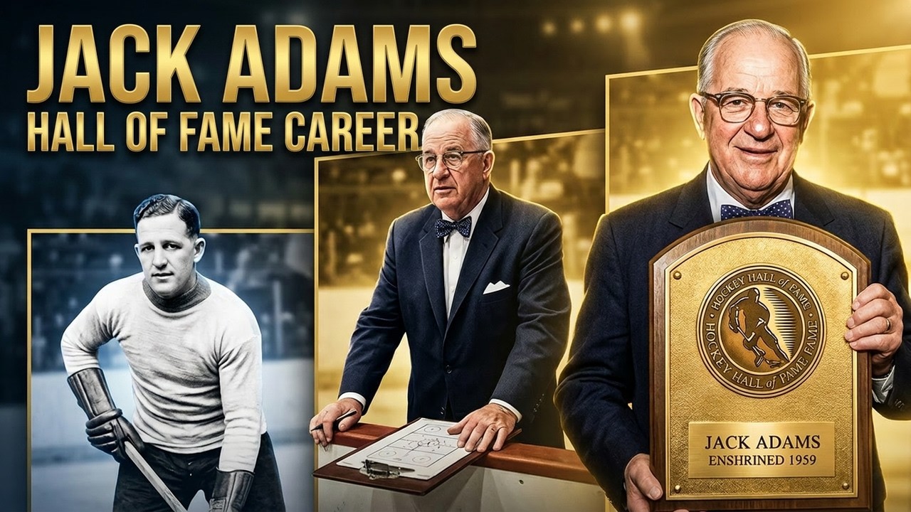 JACK ADAMS NHL HALLS OF FAME CAREER JACK ADAMS NHL CAREER HIGHLIGHTS ...