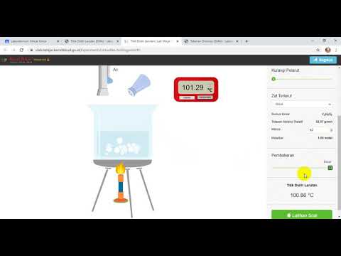 Cara menggunakan Lab Kimia Virtual Sifat Koligatif larutan - YouTube