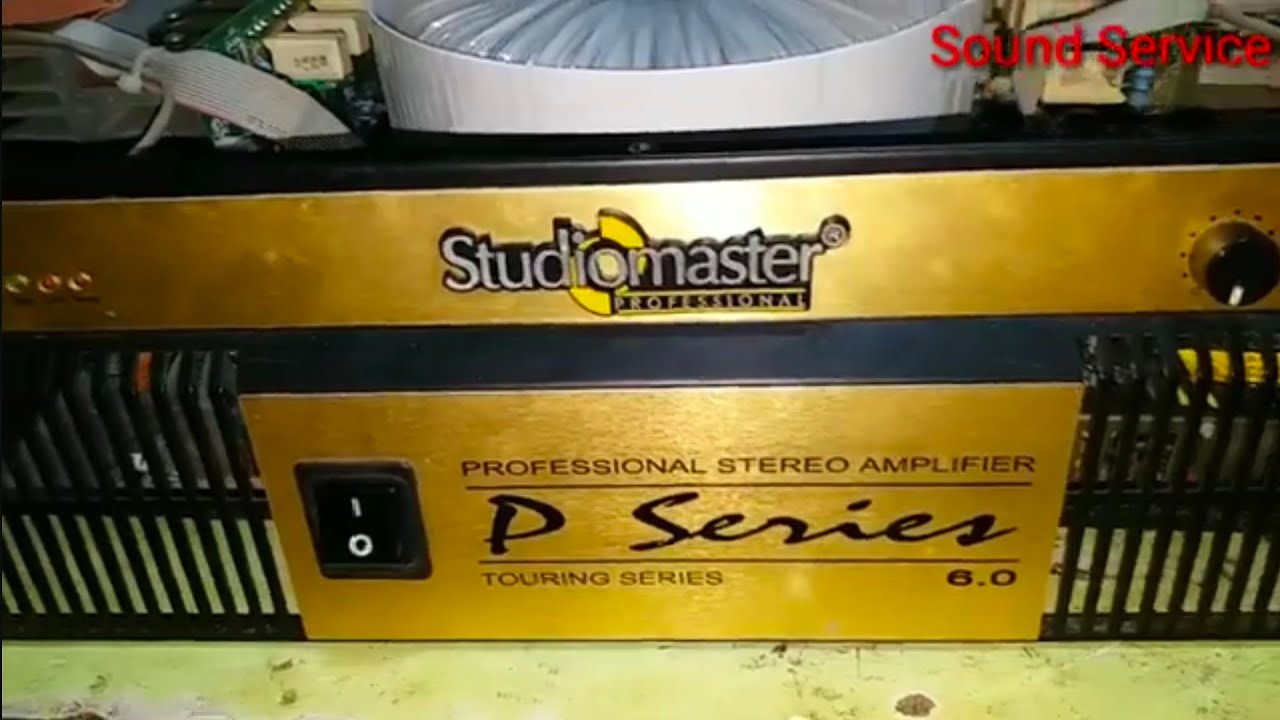 studio master p series 6000 | studio master amplifier - YouTube