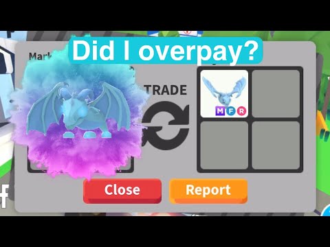 What I traded for a mega frost dragon (W/F/L?) - Adopt me - YouTube