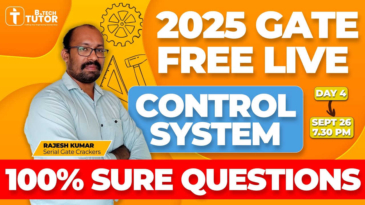 CONTROL SYSTEM | DAY 8 EEE/ECE/INSTRUMENTATION | GATE 2025 | MALAYALAM - YouTube