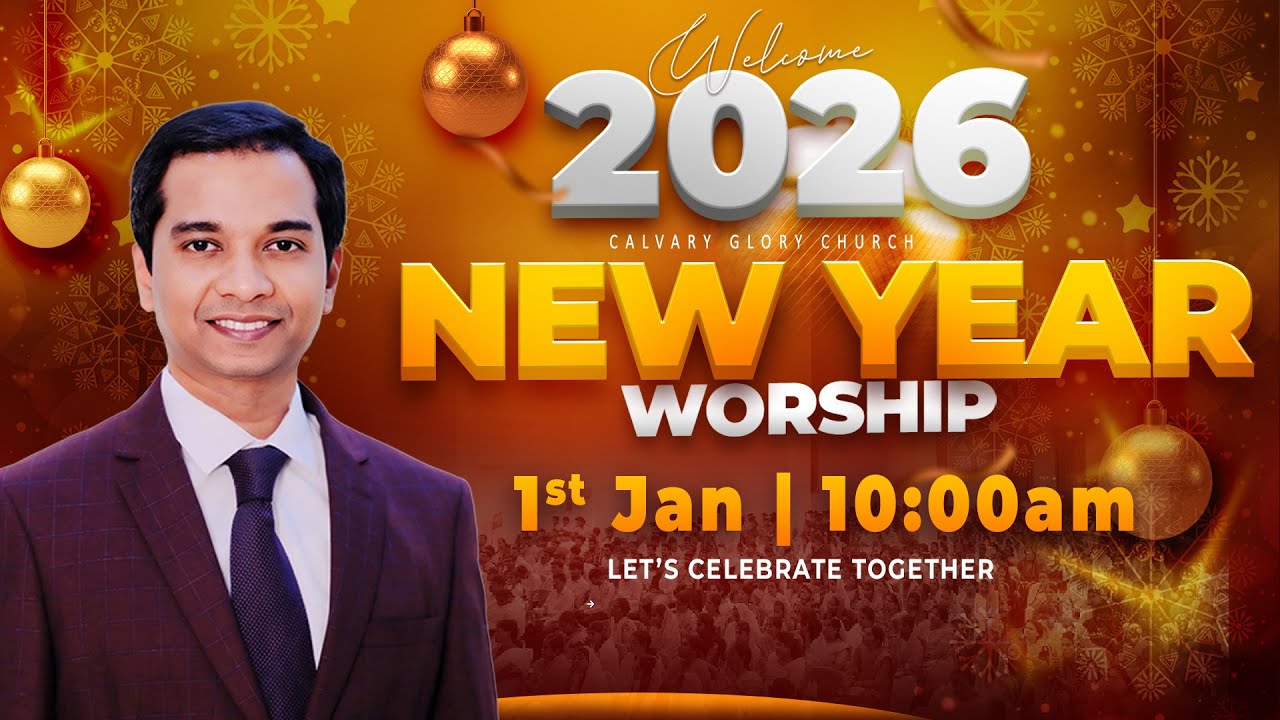 New Year Service Live | 1st Jan 2026 - 10:00 AM | Calvary Glory Church ...